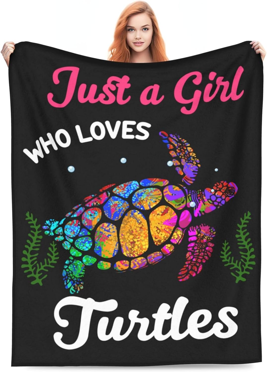Amazon.com: Zeleda Turtle Blanket 60"x50" Turtle Gifts Sea Turtle Gifts ...