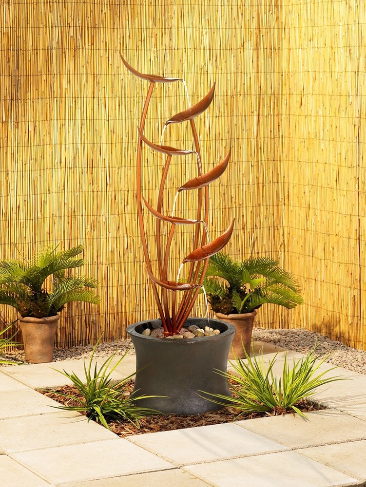 Cascading Water Fountains Outdoor Copper 3 Tier Cascade Fountain