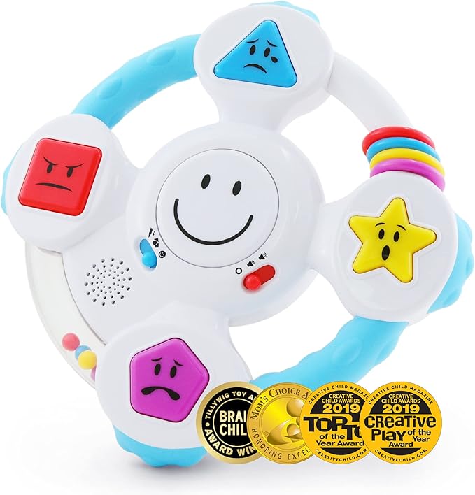 Amazon.com: BEST LEARNING My Spin & Learn Steering Wheel - Interactive ...