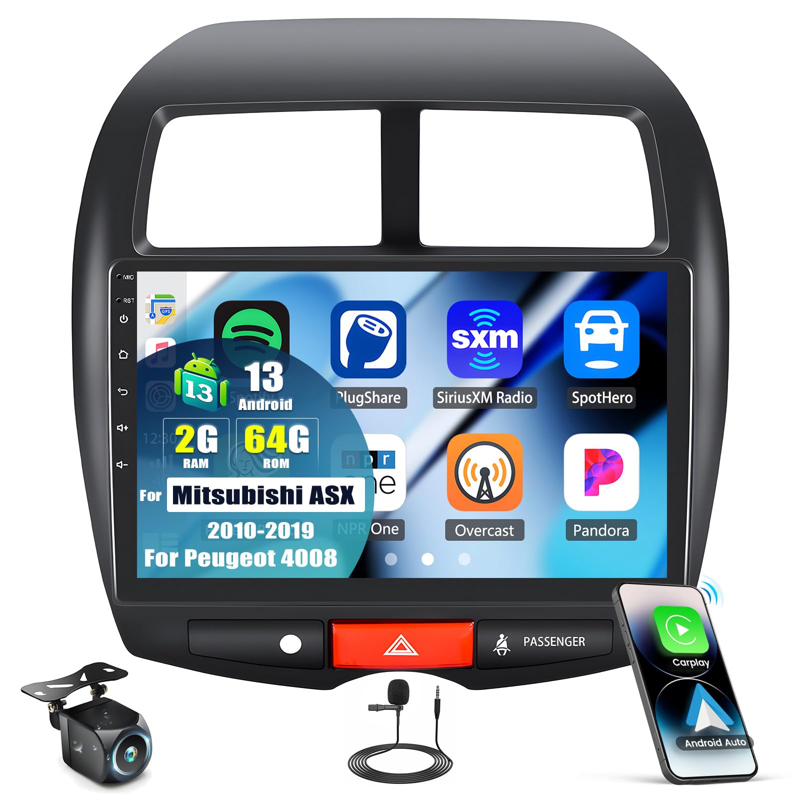 Amazon.com: 2G+64G Android 13 Car Stereo for Mitsubishi Outlander Sport ...