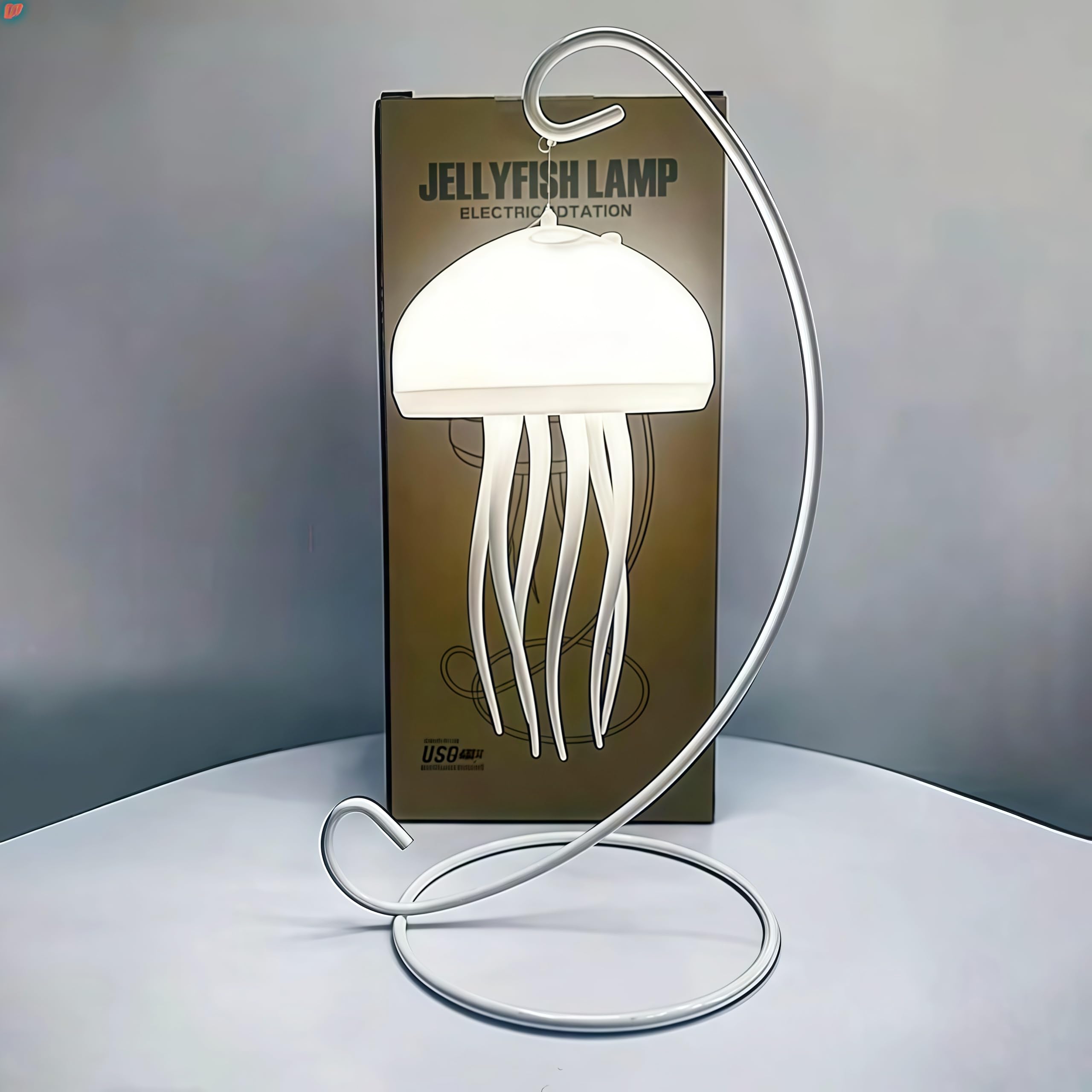 Hanging Jellyfish Lamp, LED Dancing Jellyfish Light Lava Lamp Table ...