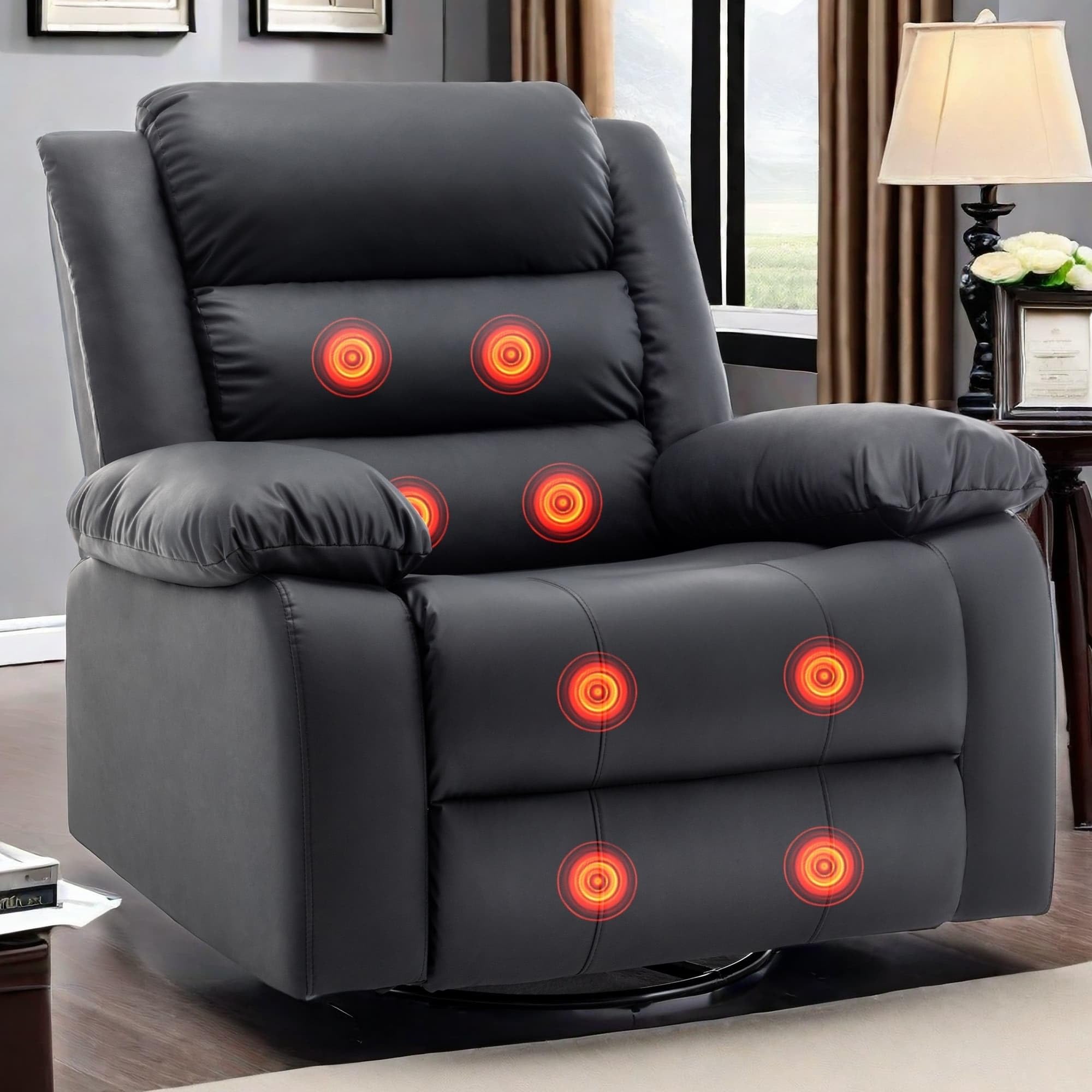 Recliner Chair, Wide Rocker Chair, Pet-Friendly Design, Large Rocking ...