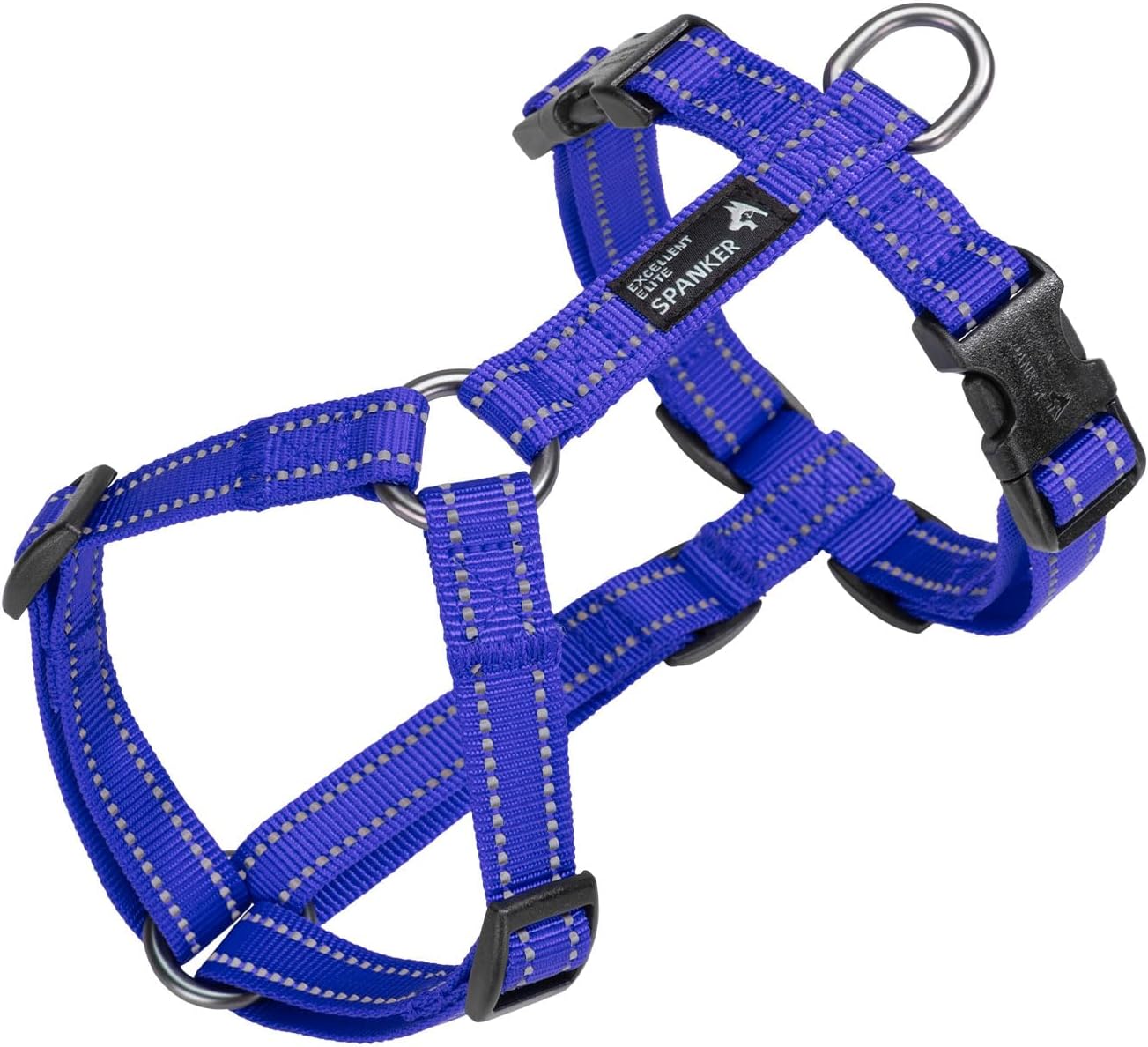 Amazon.com : Hamilton Adjustable Comfort Nylon Dog Harness, Purple, 3/8 ...