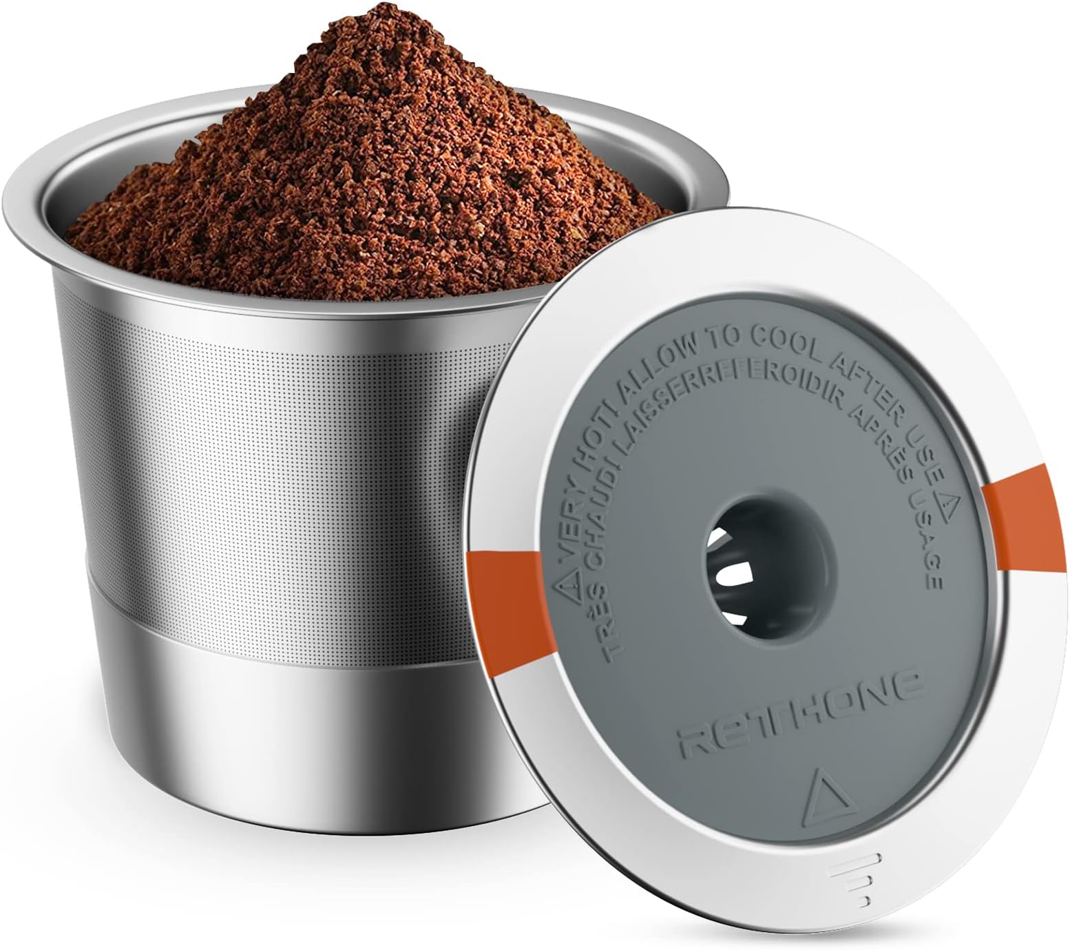 Amazon.com: Cafe Flow Stainless Steel Reusable Metal Coffee Pod ...