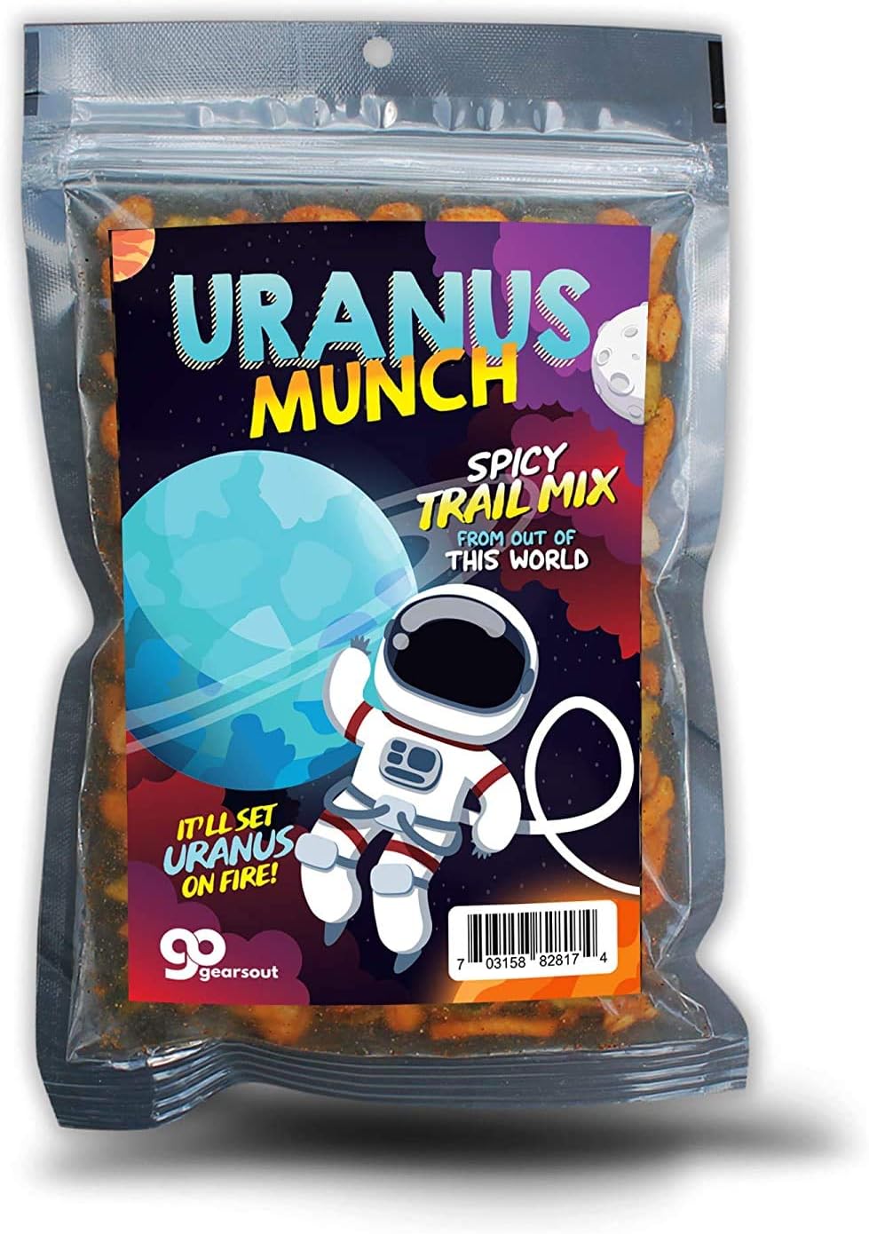 Amazon.com : Roasted Reindeer Nuts Spicy Trail Mix - Funny holiday ...