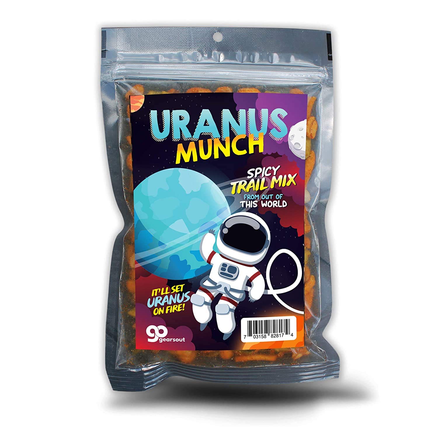 Amazon.com : Uranus Munch Premium Spicy Trail Mix - Funny Food Gifts ...