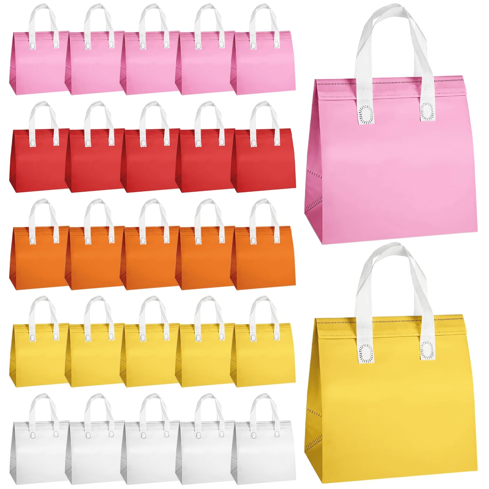 Amazon.com: Insulated Take out Bag(100 PCS), 9.3×5.9×9.8 In Disposable ...