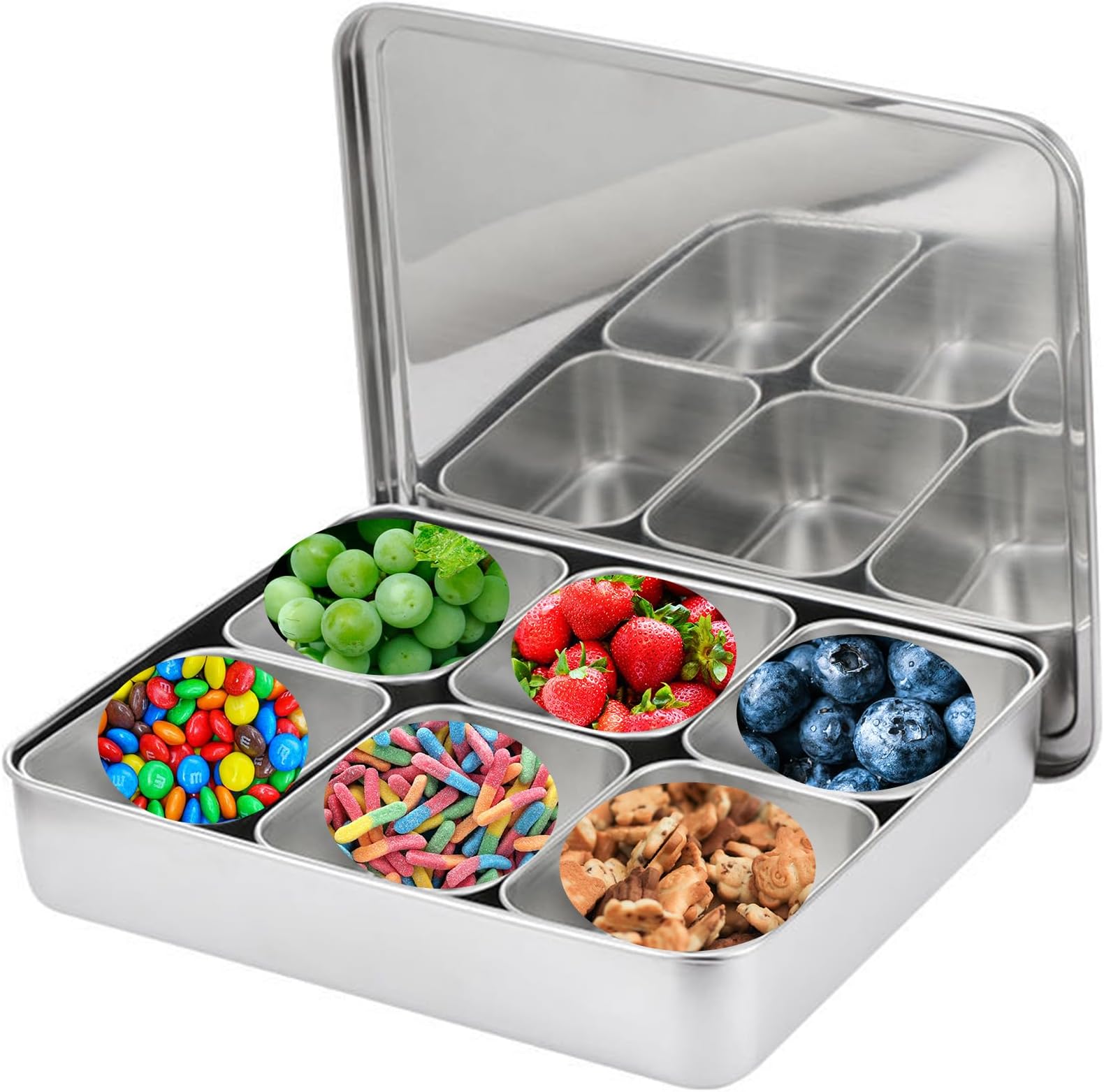 Amazon.com: Xarra - Japanese Mini Container, Stainless Steel Yakumi ...