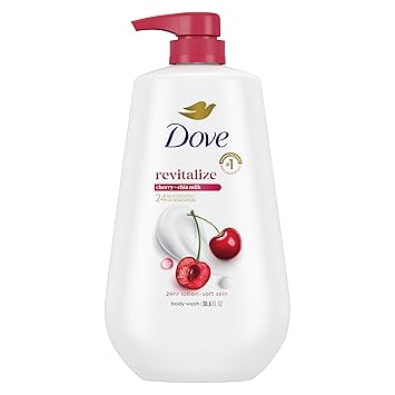 Amazon.com : Dove Body Wash with Pump Revitalizante Cherry & Chia Milk ...