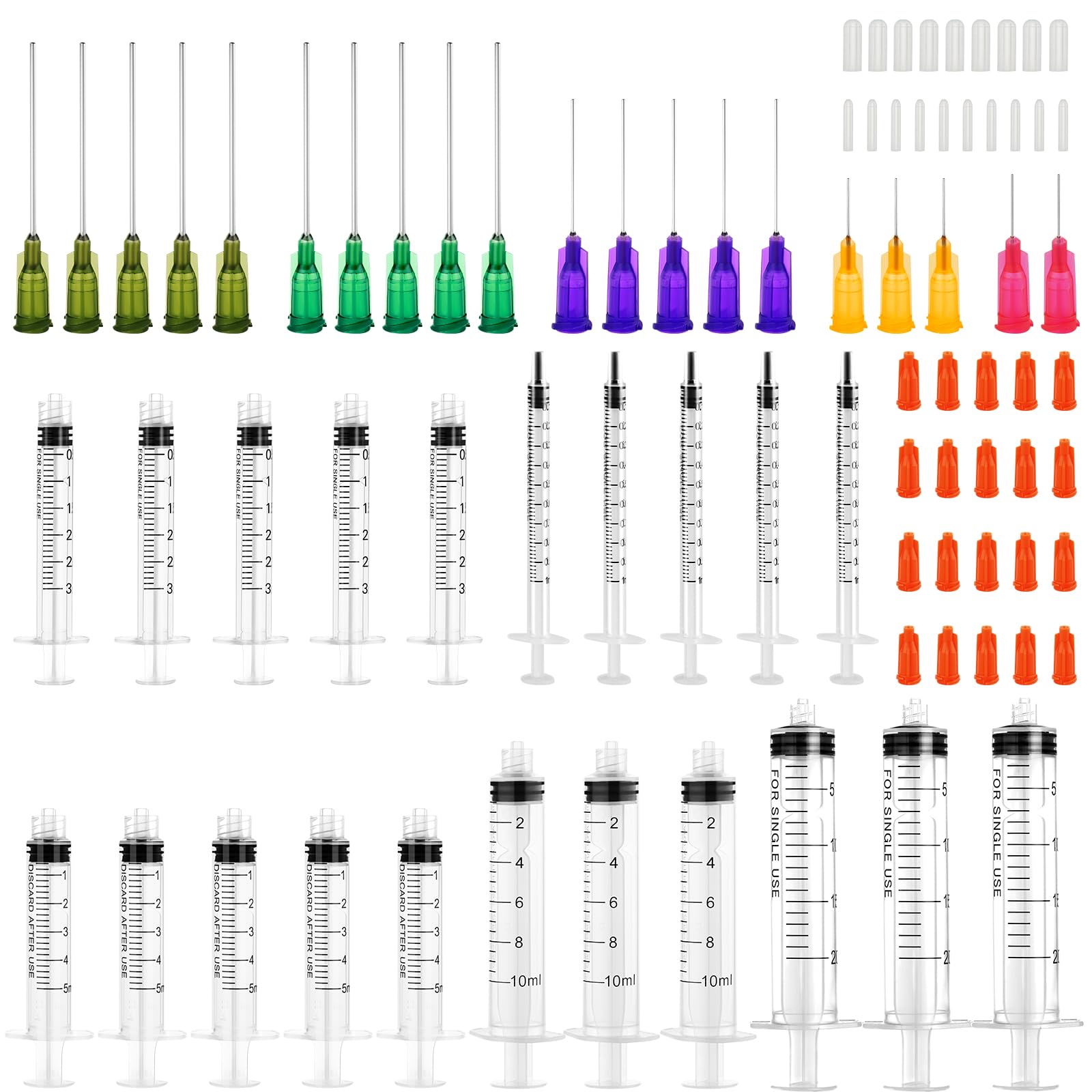 Glue Syringe 1ml, 3ml, 5ml, 10ml, 20ml Syringes with 14ga, 18ga, 21ga ...