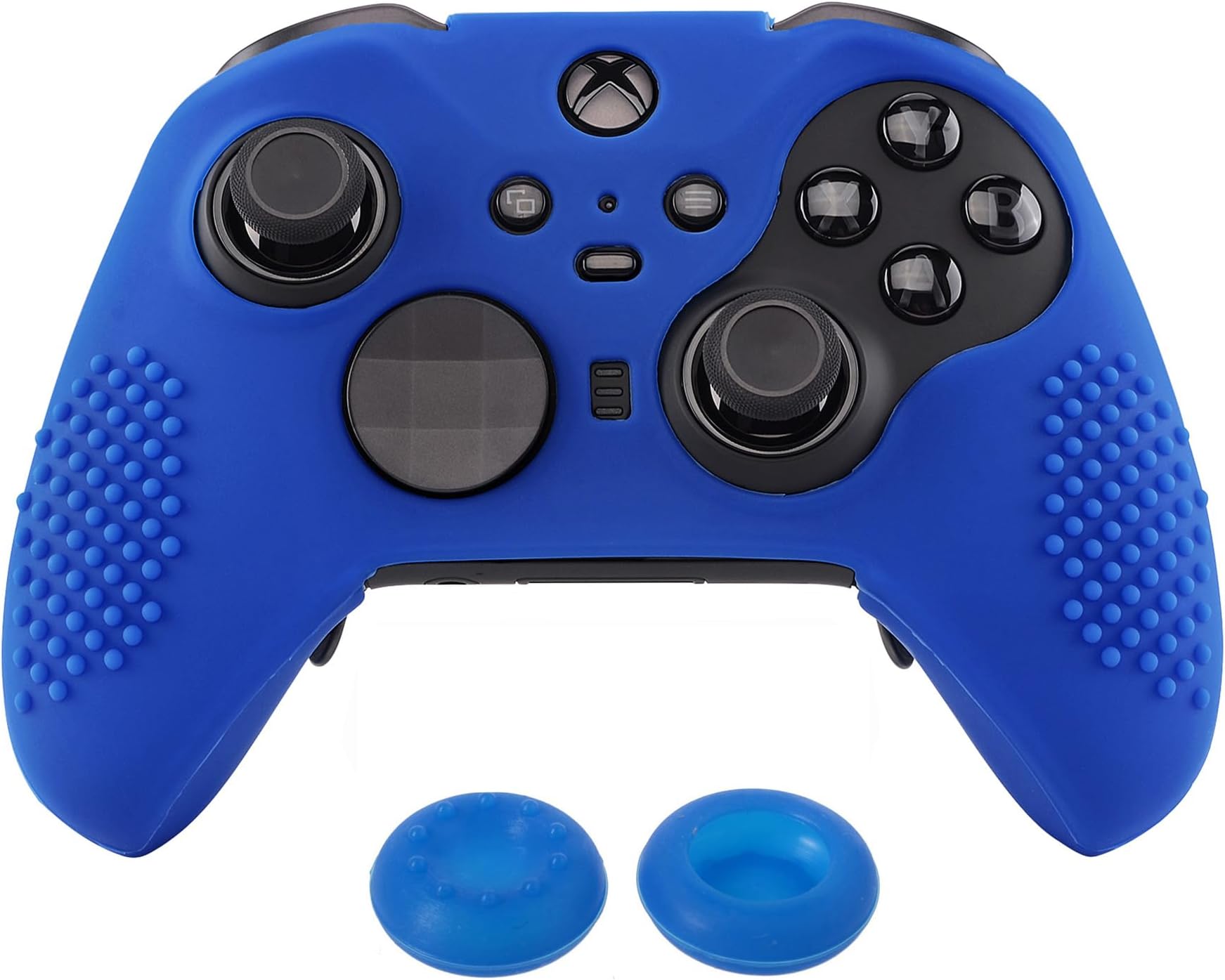 Amazon.com: eXtremeRate Blue Soft Anti-Slip Silicone Cover Skins ...