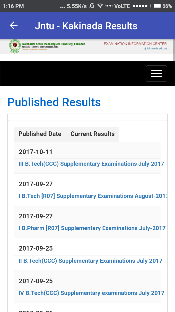JNTU RESULTS - App on Amazon Appstore