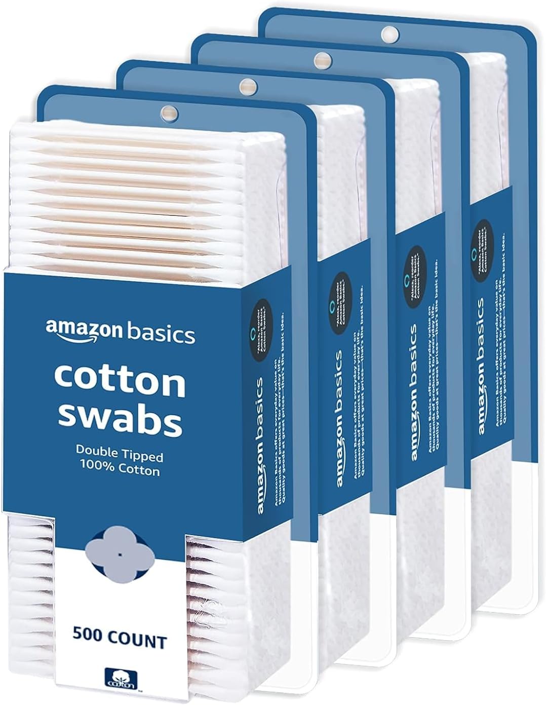 Amazon.com: Amazon Basics Cotton Swabs for Personal Hygiene and Baby ...