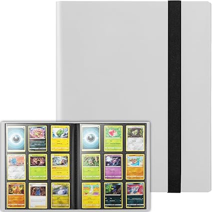 Amazon.com: MaxGear 9 Pocket Trading Binder Album Folder with 20 ...