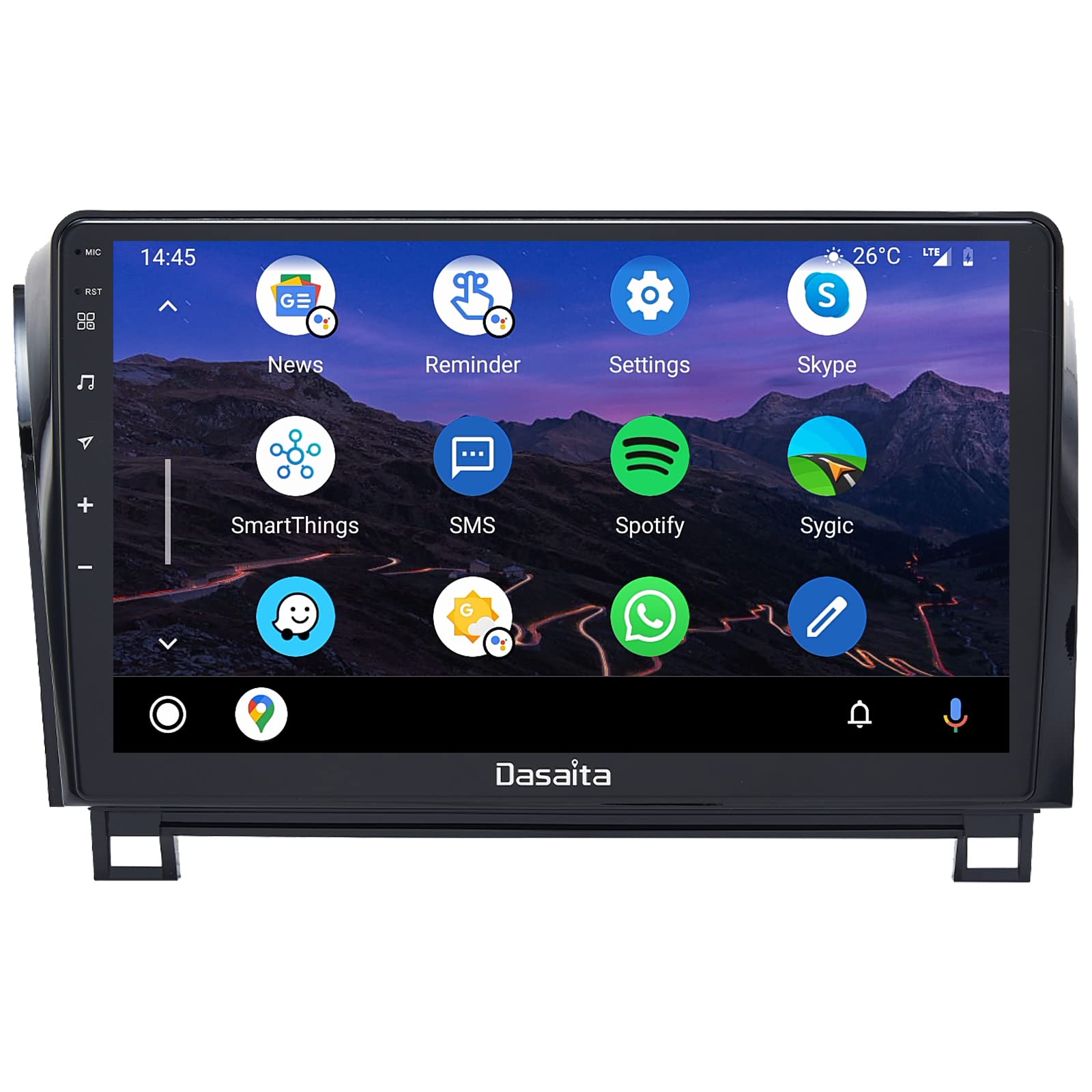 Dasaita 10.2" Android 10 Radio for Toyota Tundra 2007-2013 Sequoia 2008 ...