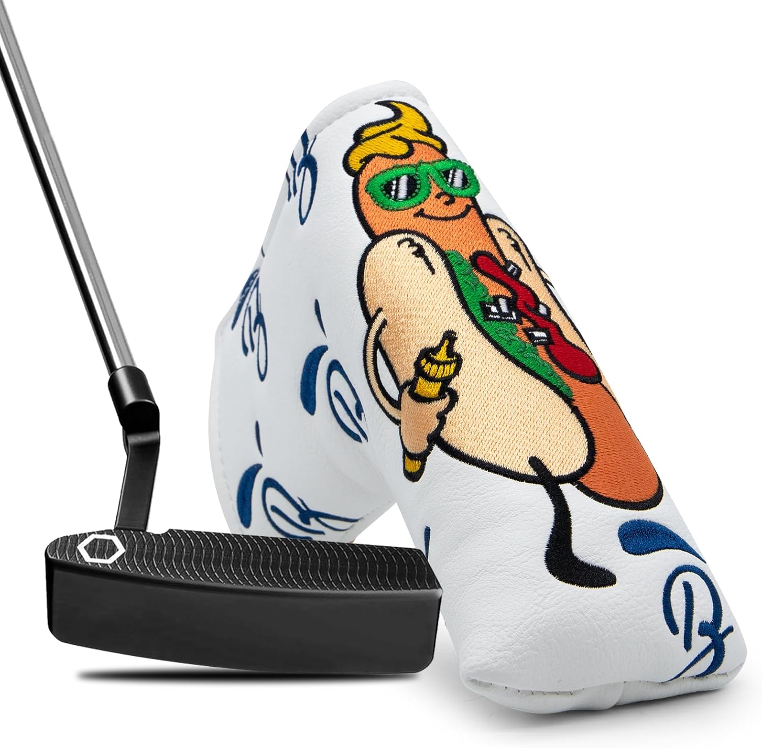 BAIRBRE Golf Putter Covers Hotdog Golf Mallet Putter Headcover Blade ...