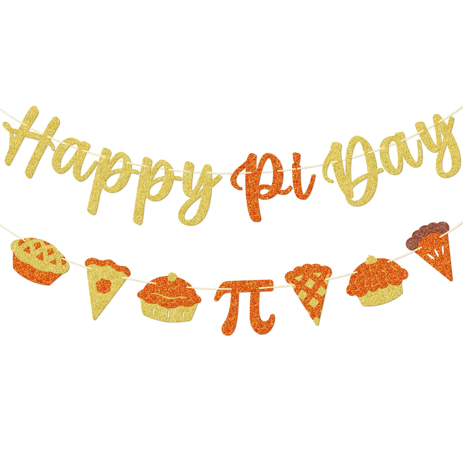 Amazon.com: Happy Pi Day Banner, Pi Day Party Decoration, Pie Party ...