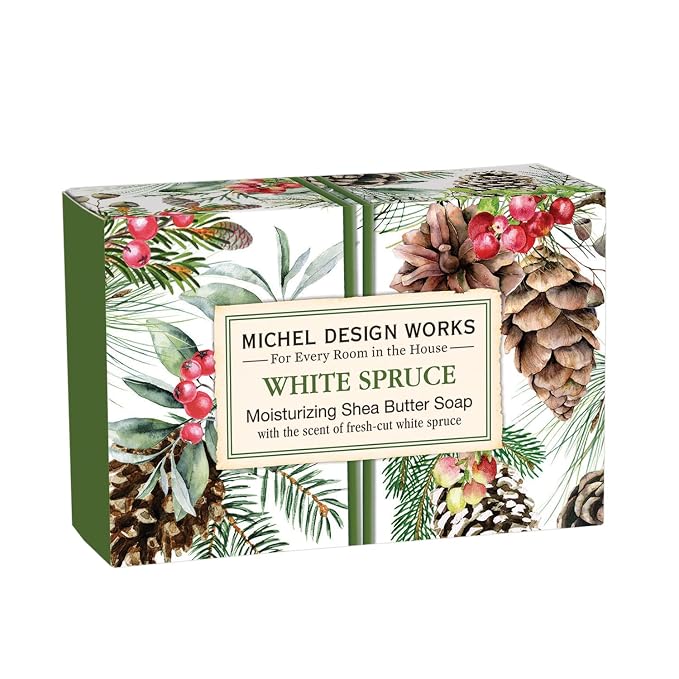Amazon.com : Michel Design Works 4.5oz Boxed Single Shea Butter Soap ...