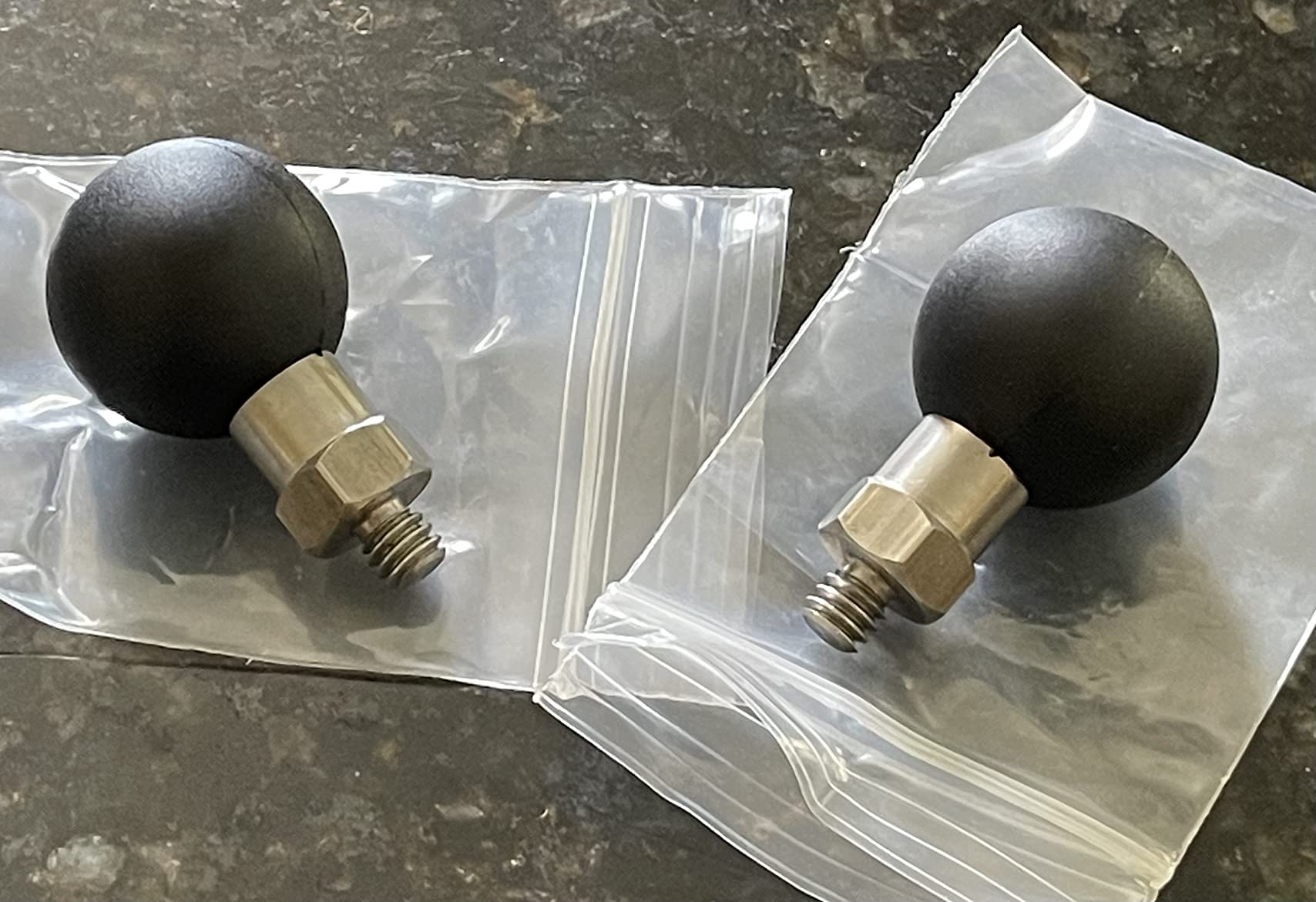 Amazon.com: BRCOVAN 2 Pack, 1'' Ball Adapter with 1/4"-20 Threaded Post ...