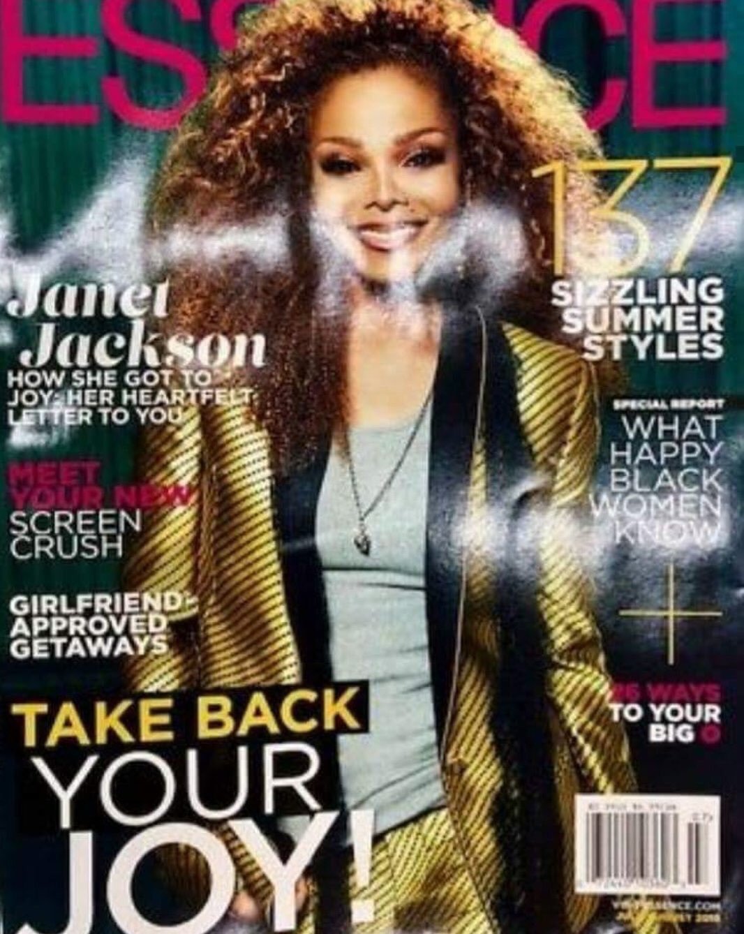 Essence Magazine (July/August, 2018) Janet Jackson Cover: Amazon.com: Books