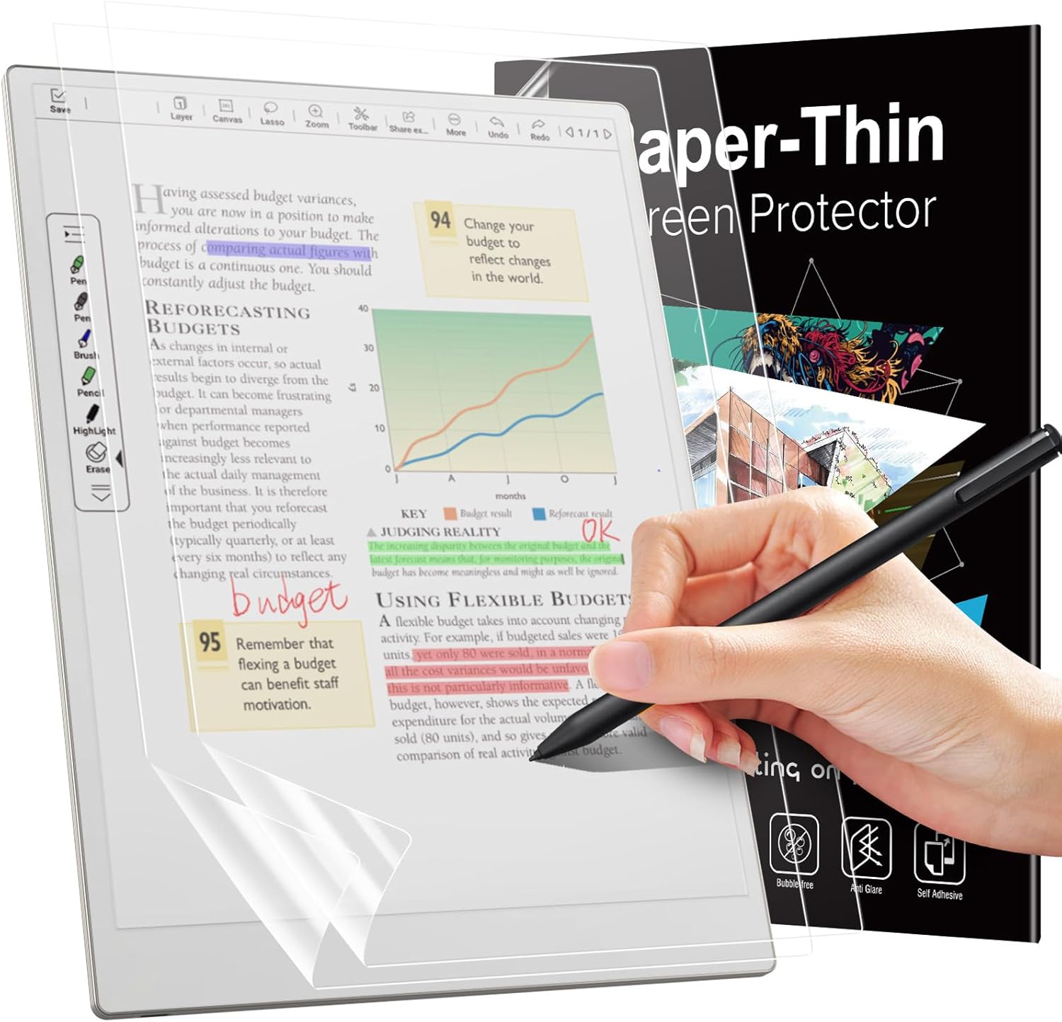 Amazon.com: MoKo 2 Pack Paper Screen Protector Compatible with ...