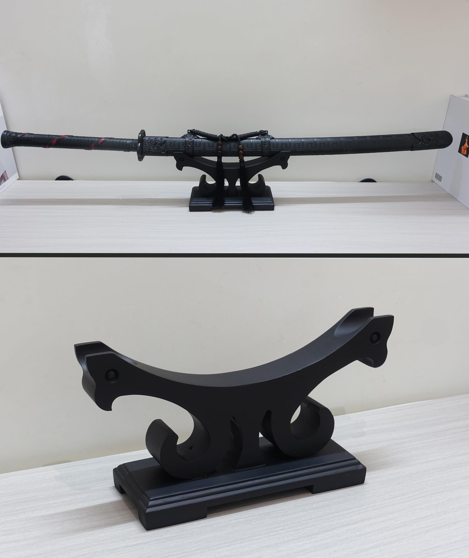 Amazon.com: shankala Sword Stand Sword Holder Sword Stand Display ...