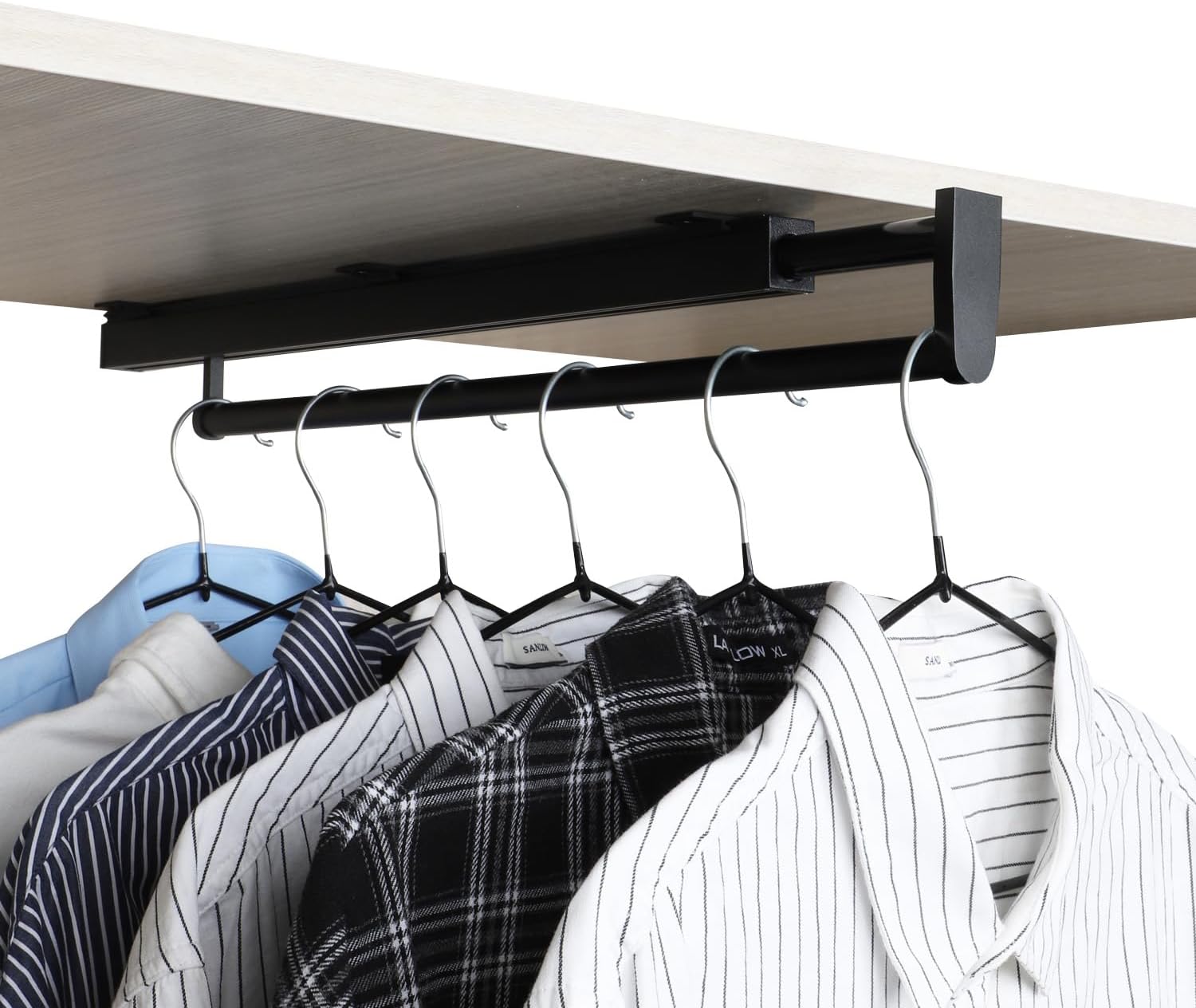 Amazon.com: MAFAGE Pull Out Clothes Hanger Rail for Closet, Adjustable ...