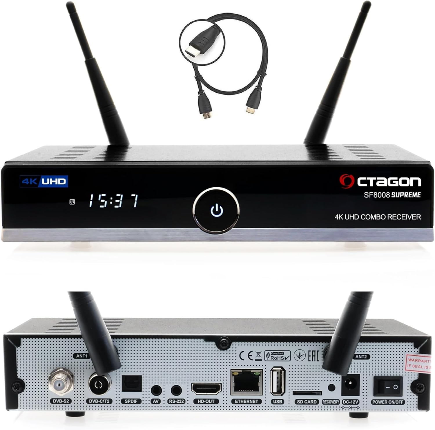 OCTAGON SF8008 UHD 4K Combo Receiver with PVR Morocco | Ubuy