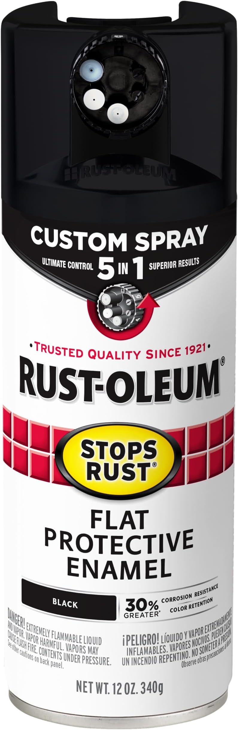 Polar Satin Black Direct to Rust Spray Paint - 2 x 13.5fl. oz - Protect ...