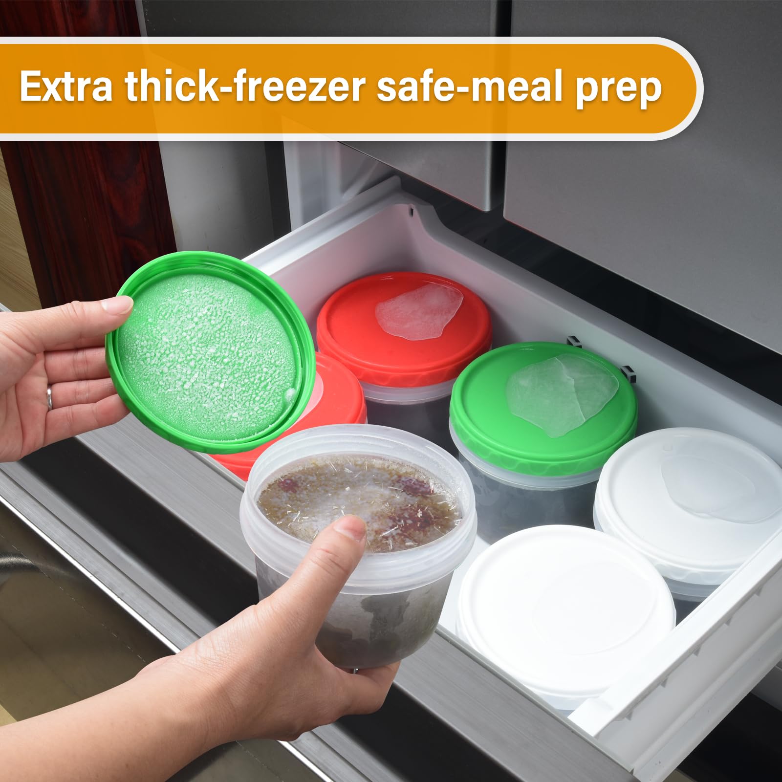 Green Freezer Safe Containers