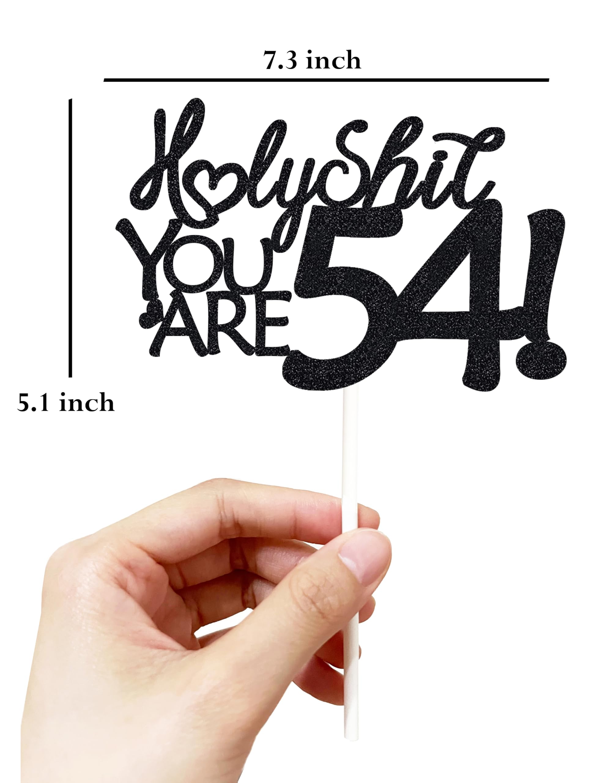 Snapklik.com : Veegood Happy 54th Birthday Cake Topper - Funny ...