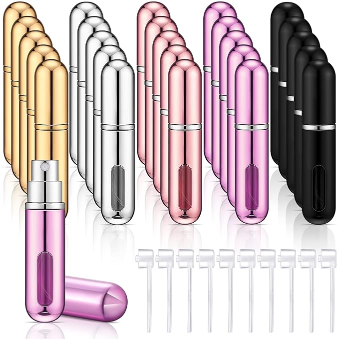 Amazon.com: 30 Pieces Refillable Perfume Atomizer Mini Refillable Spray ...