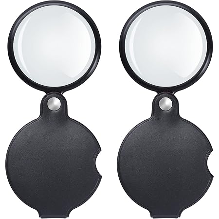 Amazon.com: Flents Folding Pocket Magnifying Glass, Compact ...