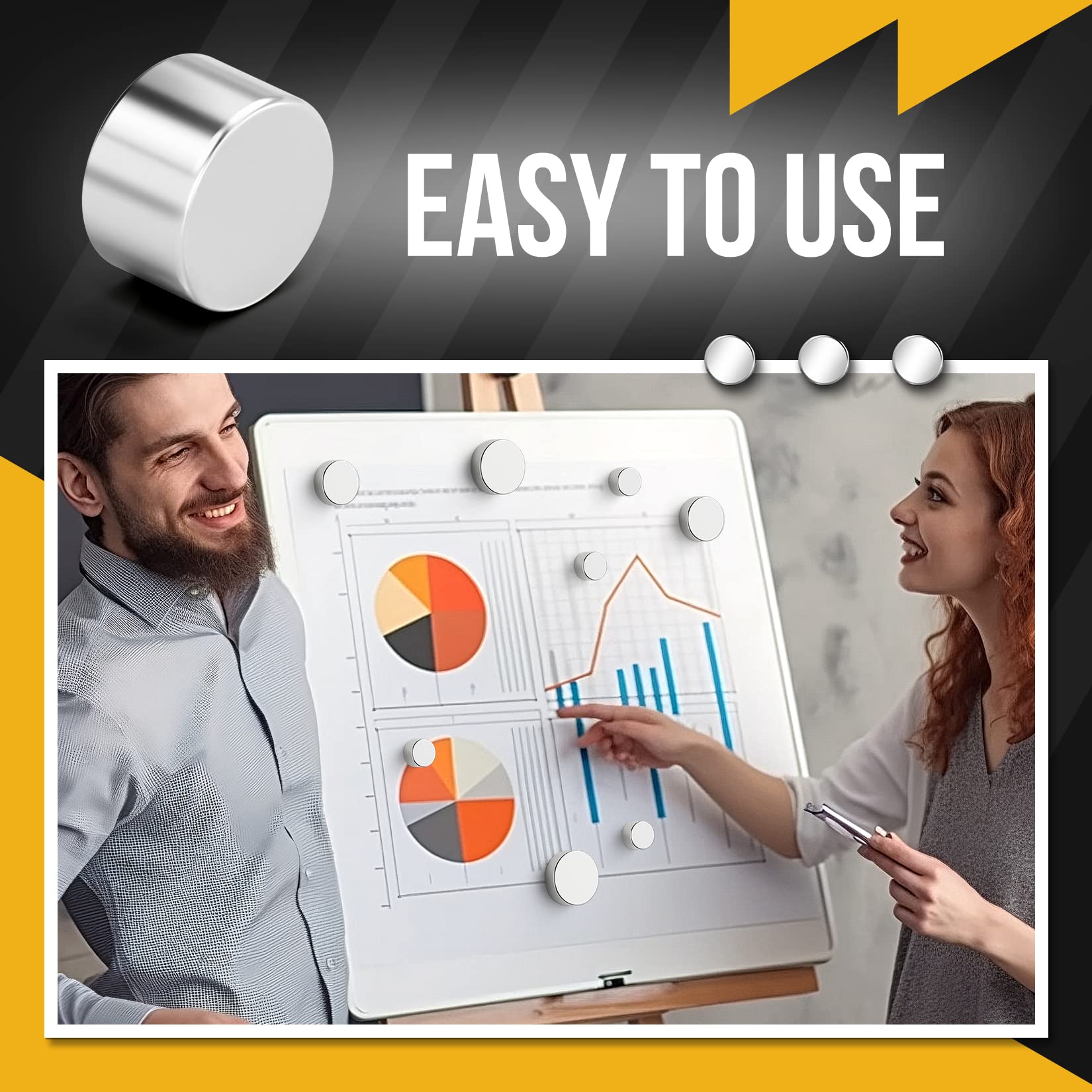 Snapklik.com : 60Pack Small Magnets Mini Multi-use Refrigerator Small ...