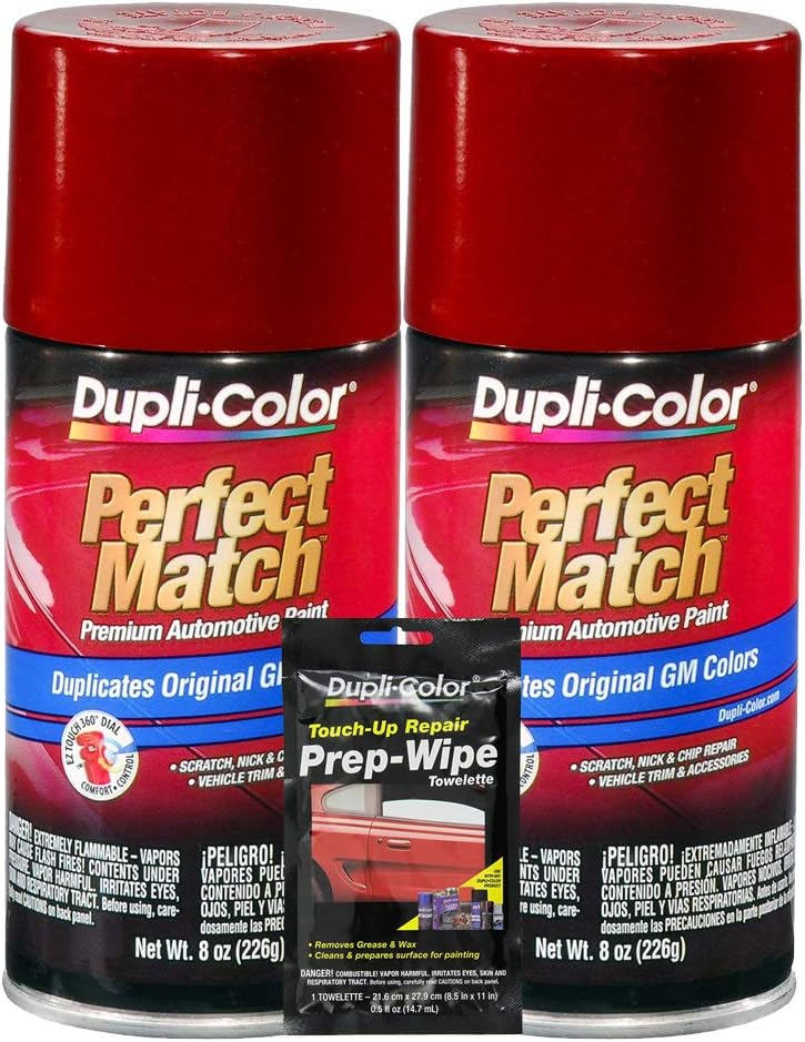 Amazon.com: Dupli-Color Candy Apple Red Exact-Match Automotive Paint ...