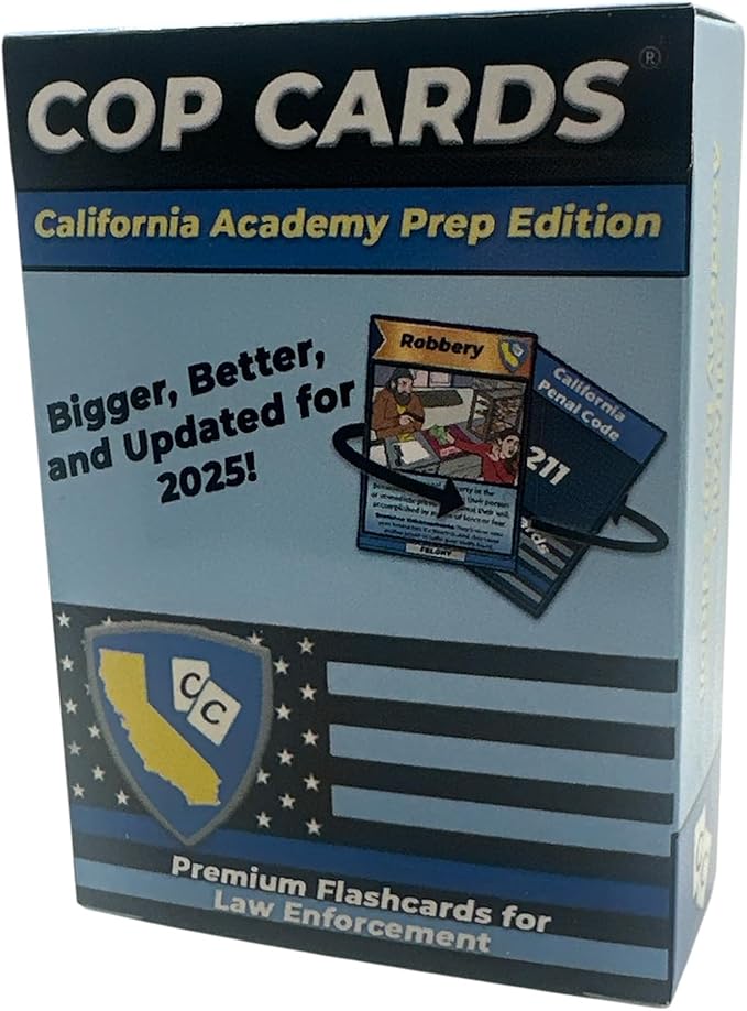 Amazon.com: Cop Cards: California Academy Prep Edition - Premium ...