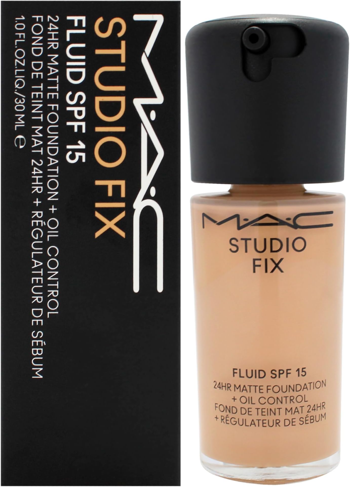 Amazon.com : Studio Fix Fluid SPF 15 24Hr Matte Foundation Plus Oil ...