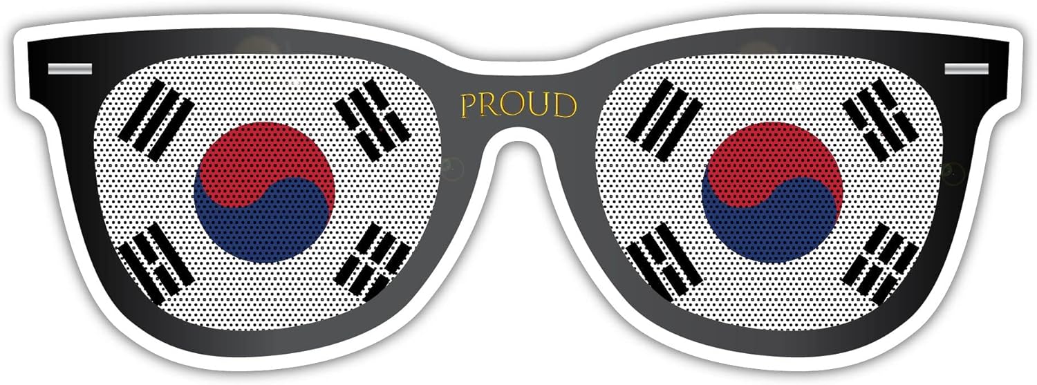 Amazon.com - South Korea Flag Sunglasses Sticker | Sunglasses Shades ...