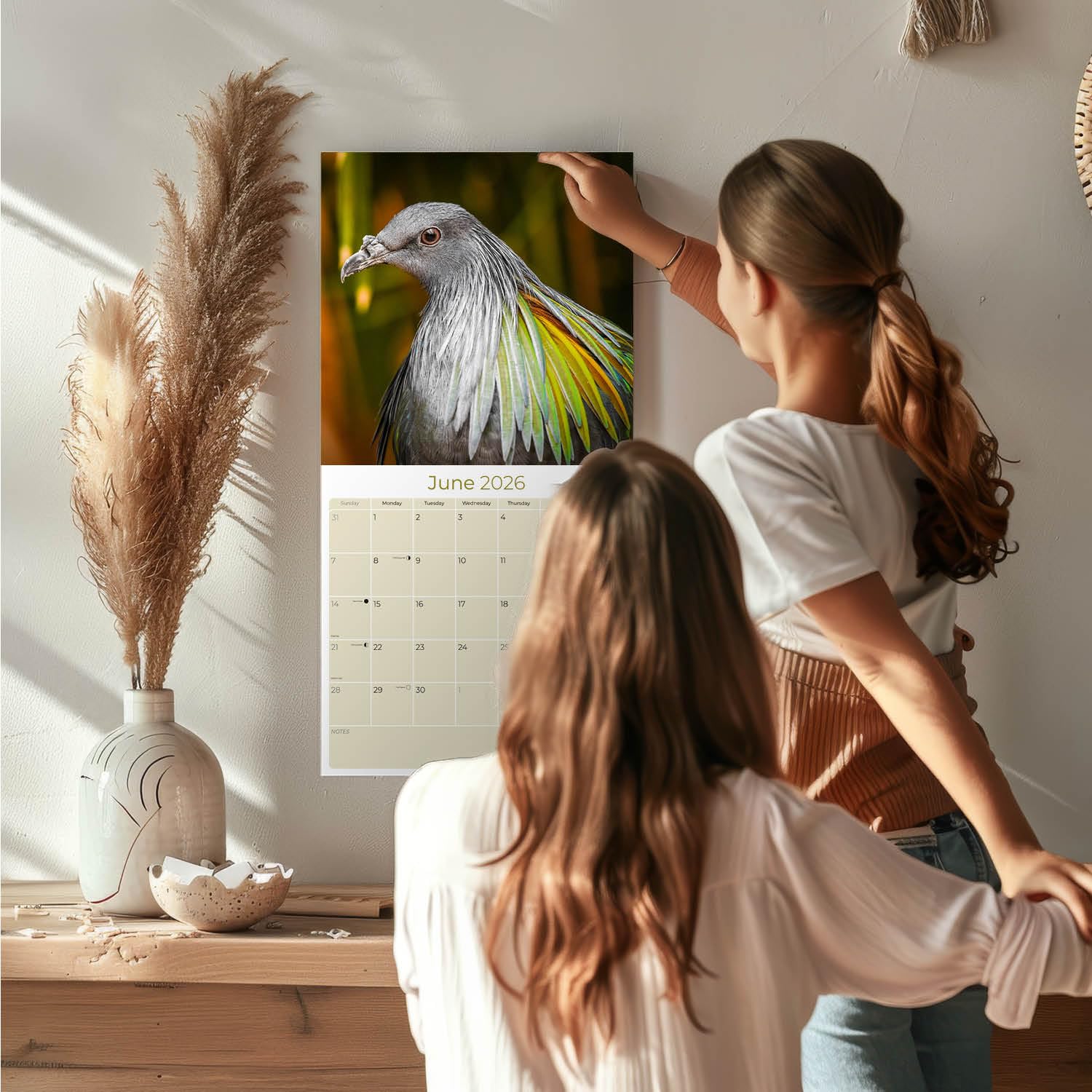 Snapklik.com : 2026 Pigeons - Bird Watcher Monthly Wall Calendar, 16 ...