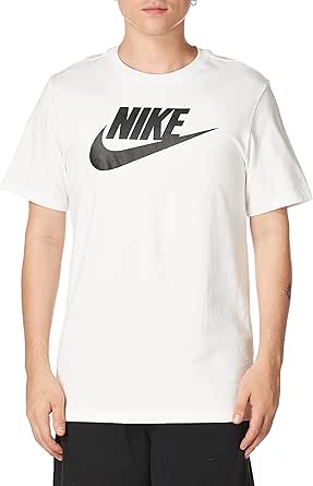 Nike Mens ICON Futura TEE (White, AR5004-101) | Amazon.com