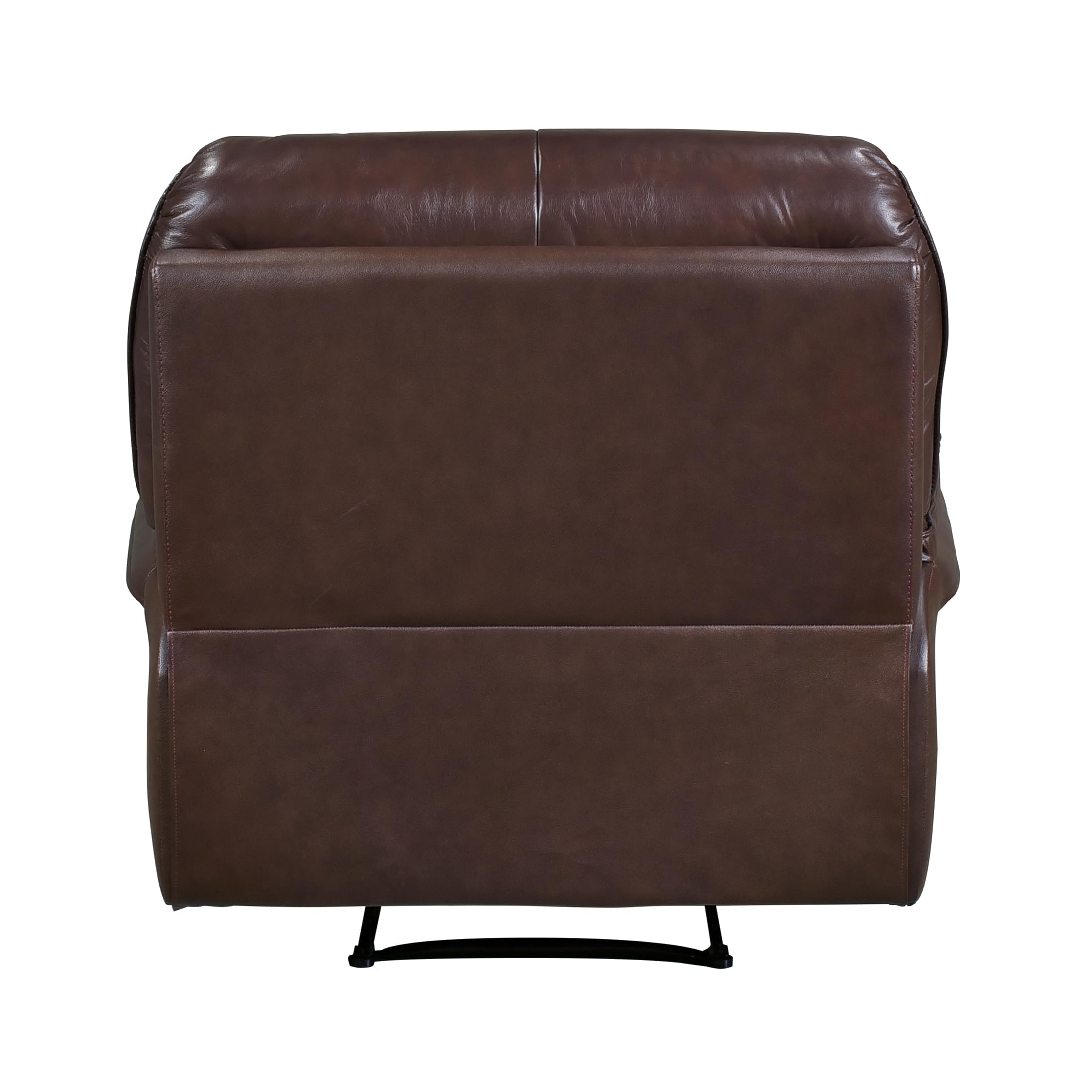 Lexicon Brim Wall-Hugger Manual Lay Flat Reclining Chair, Brown
