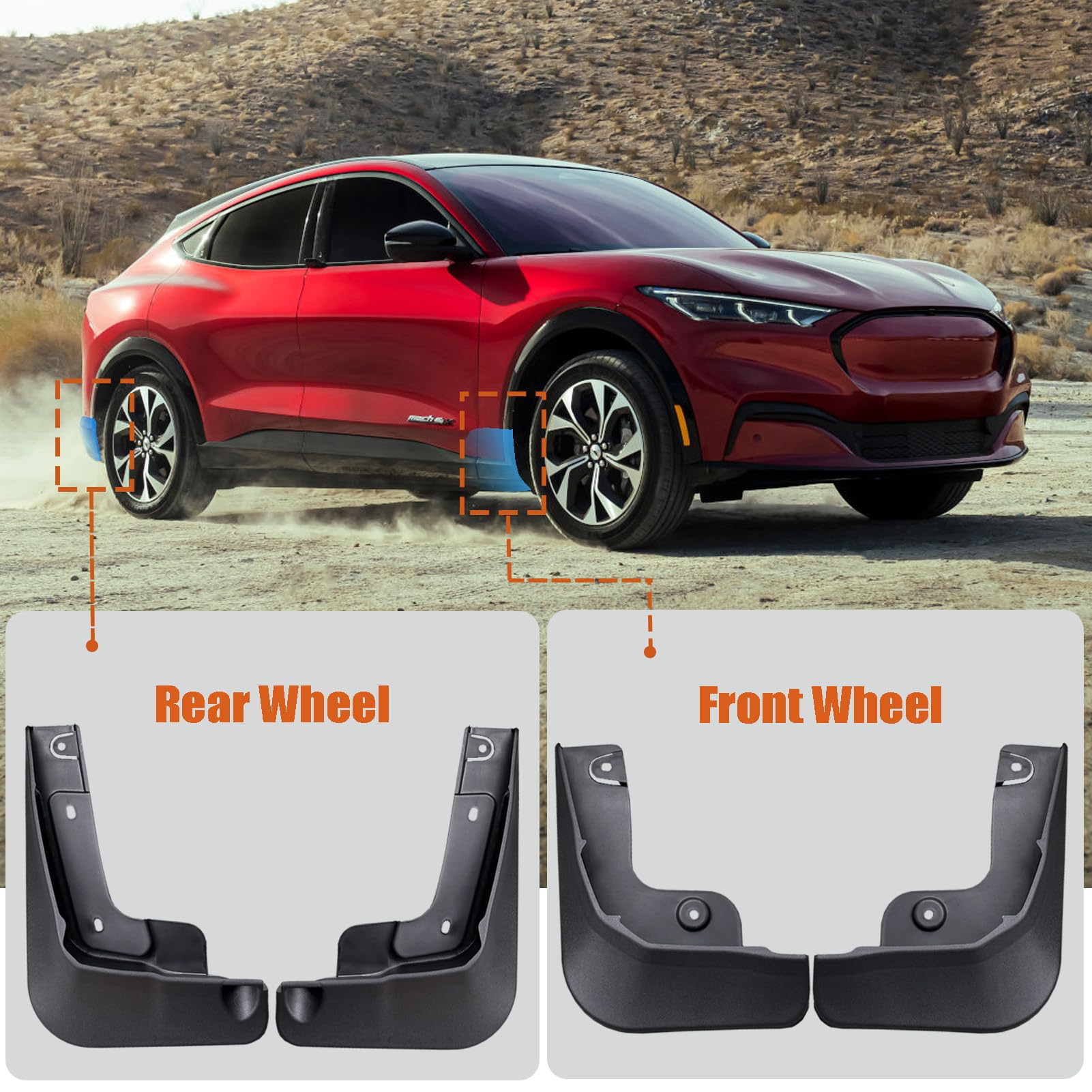 2024 Mustang Mud Guards