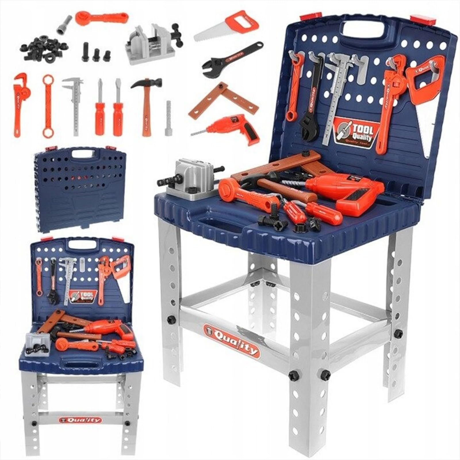 PNJB Play Tools Set Construction Toy, Tool for Children with a Case ...