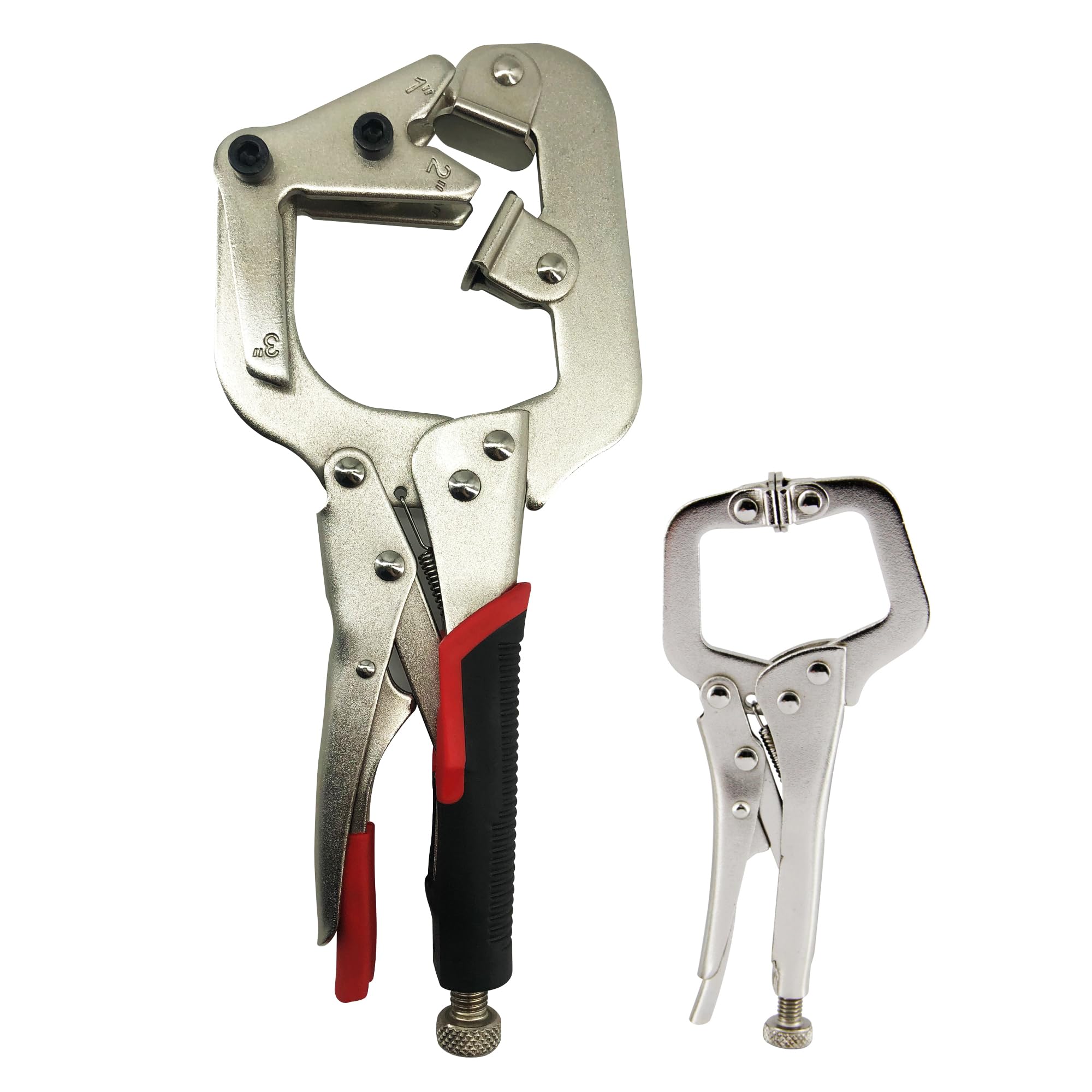Snapklik.com : MacWork 10-Inch Welding Pipe Plier Clamp, Fast Release ...