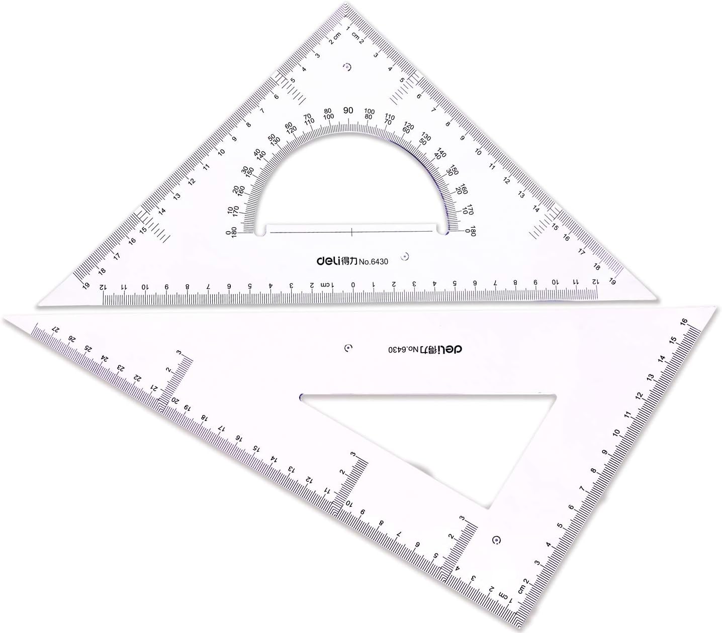 Amazon.com : Westcott Styrene Triangle, 4", 45/90 Degree, Transparent ...