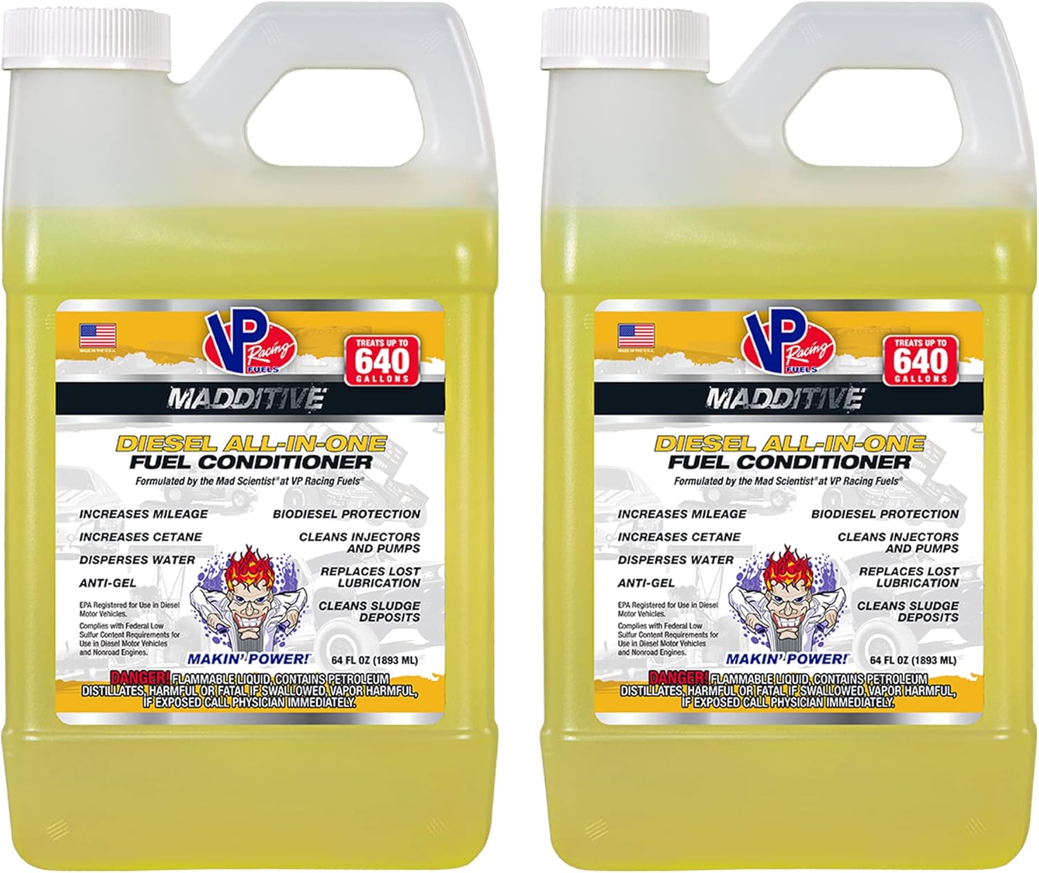 Amazon.com: VP Racing Fuels 2833, Madditive Diesel All-In-One Fuel ...