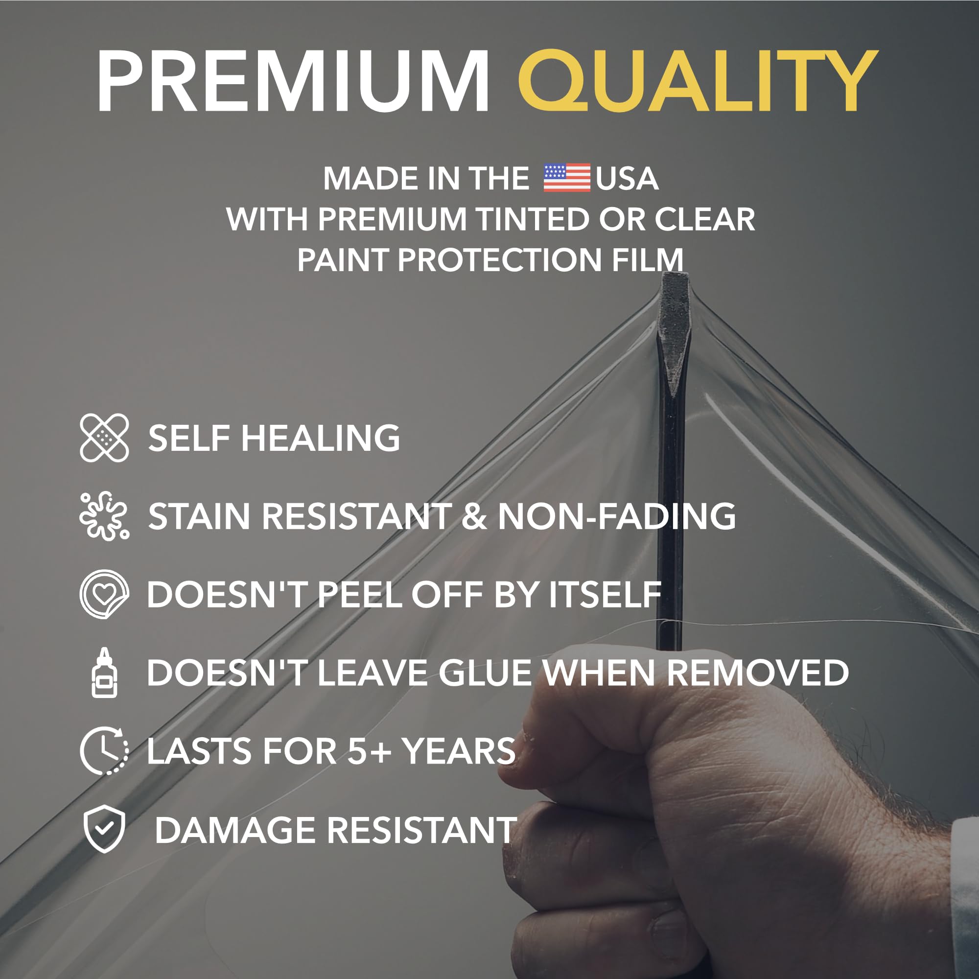 Snapklik.com : TWRAPS Headlights Smoke Tint PPF For Tesla Model 3 ...