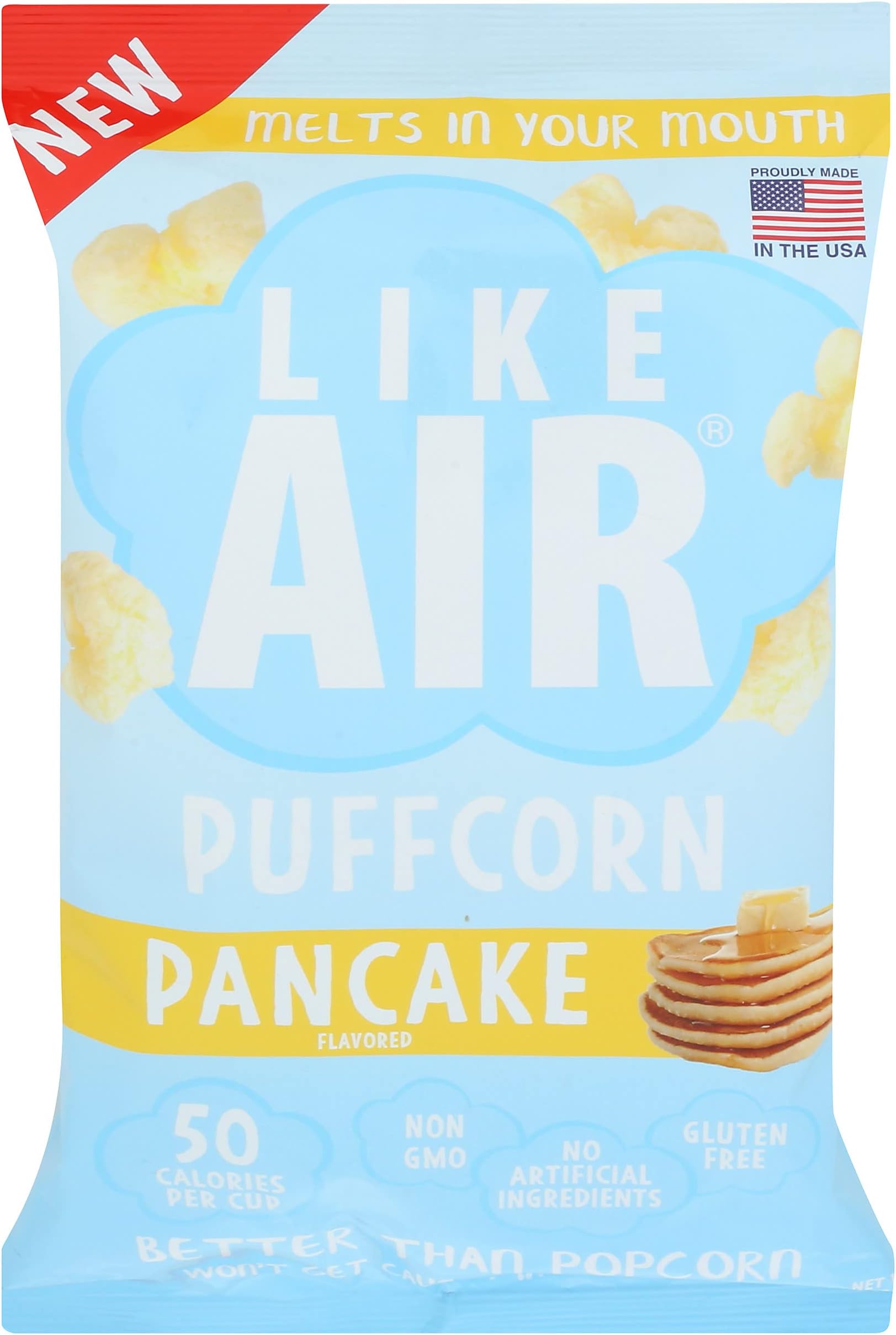 Amazon.com: Like Air Puffcorn (Pancake) | 2 4oz Bags | 50 Calories Per ...