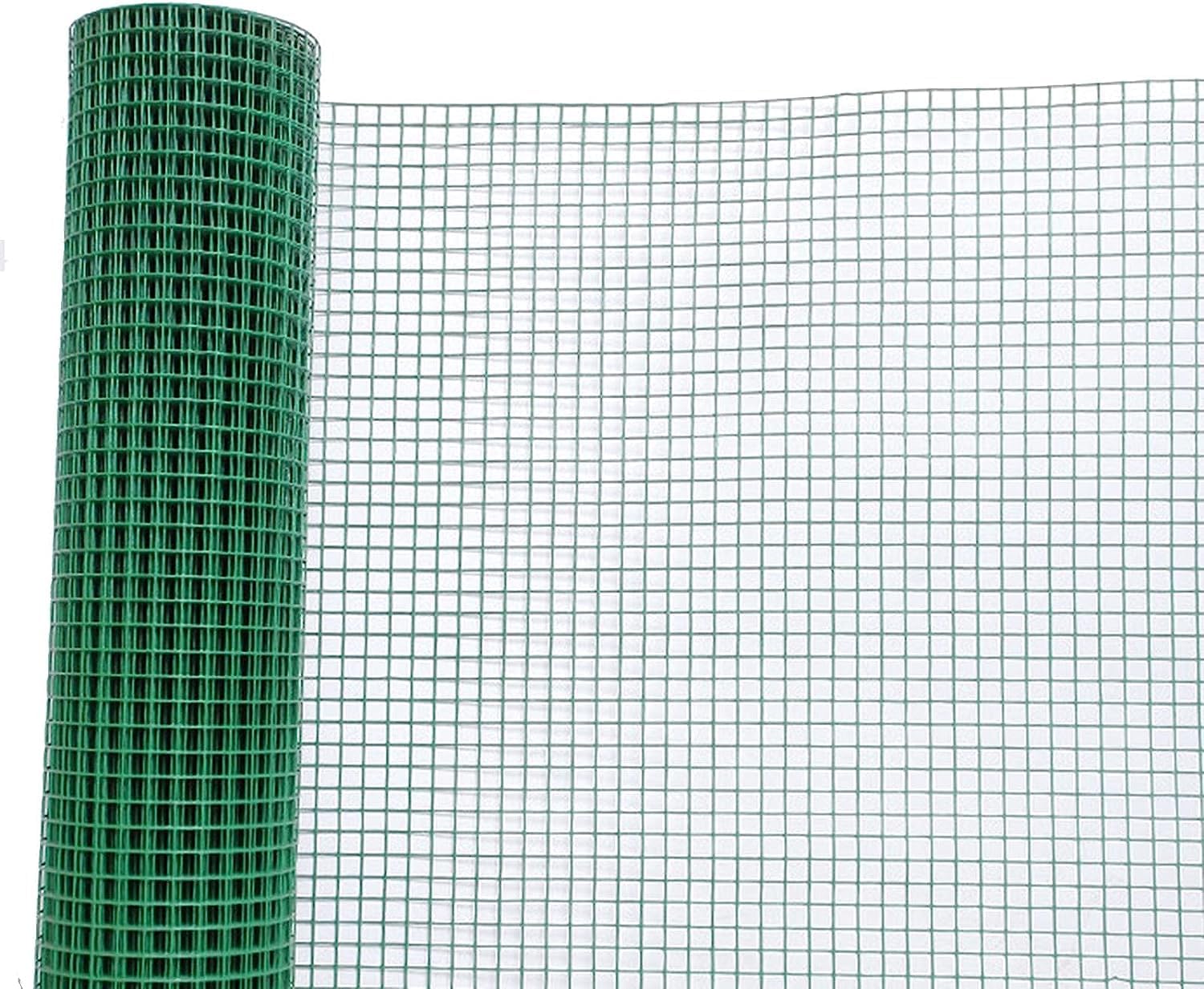 Ahlatech Wire Mesh Fencing 4ftx15ft,Galvanized PVC Coated Garden ...