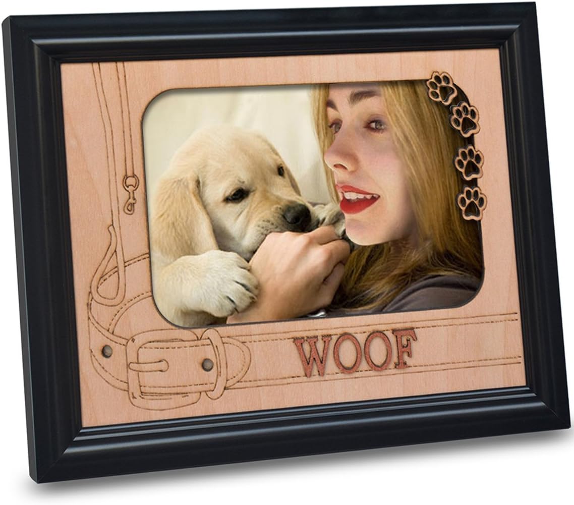 PETAFLOP 4x6 Picture Frame Dog Themed Photo Frames with Dog Leash and ...